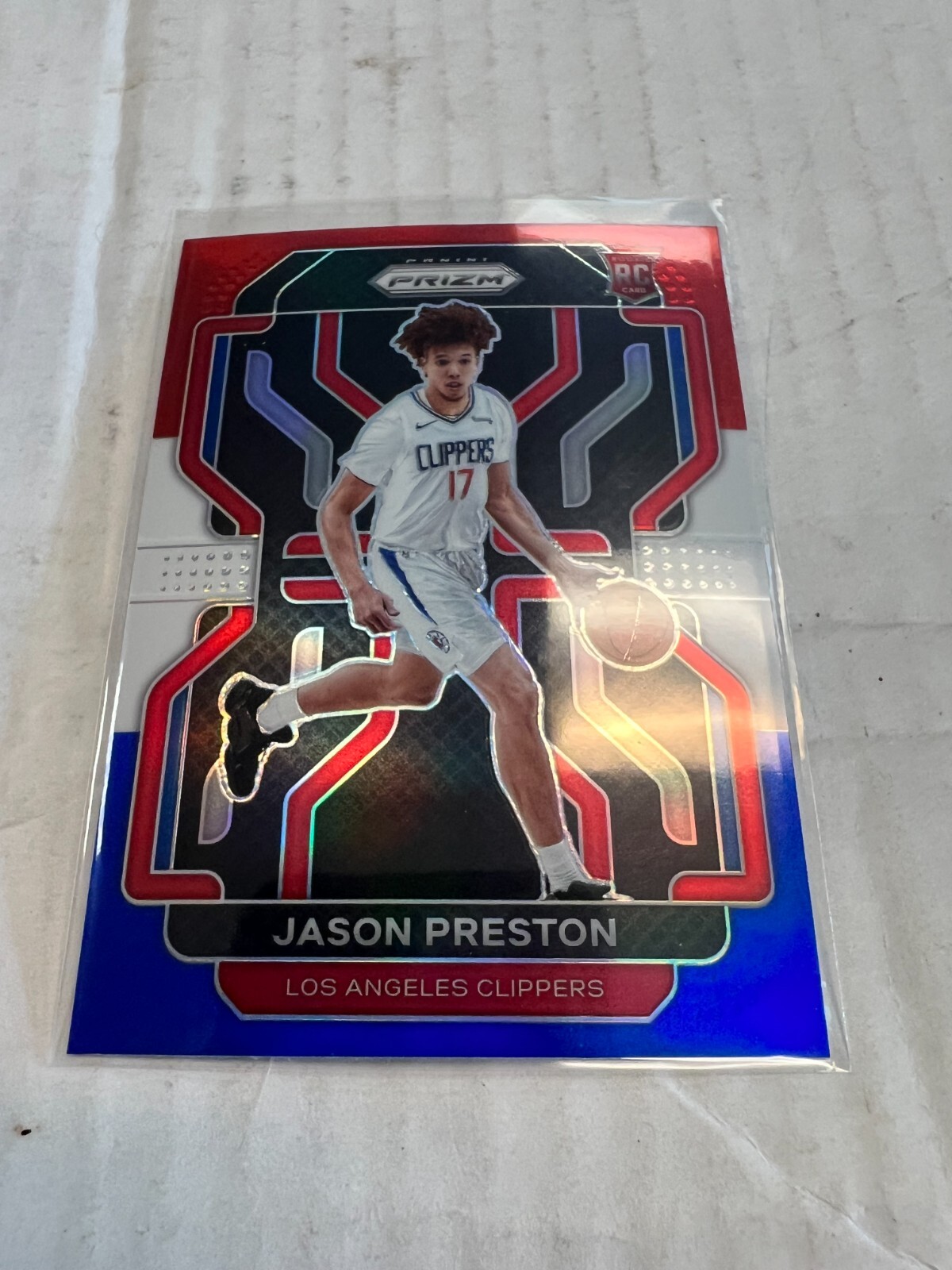 Jason Preston 2021-22 Panini Prizm Red White & Blue Prizm #327 | eBay