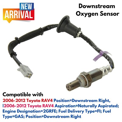 Replacement Downstream Oxygen Sensor & Wire for 2006-2012 Toyota RAV4 ...