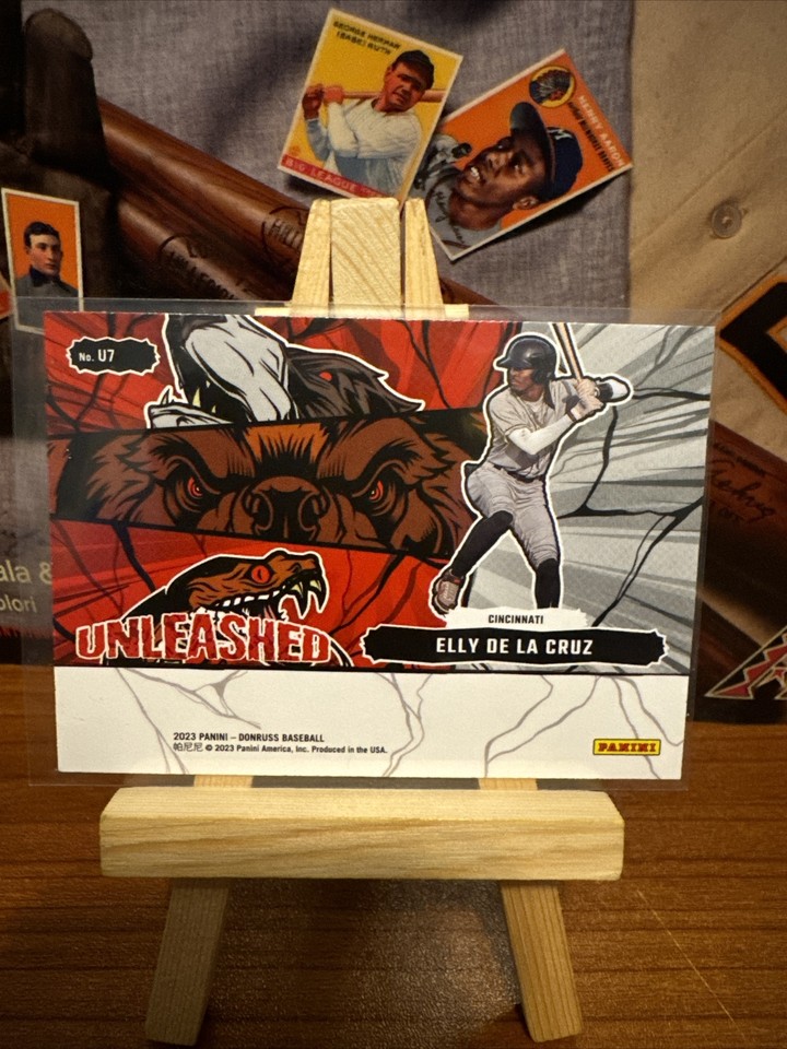 2023 Elly De La Cruz Donruss RC U7 Unleashed Pink Fireworks Hot SP! | eBay