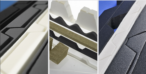 Box Profile Foam Fillers / Infills / Roofing Sheets 10 pairs 32/1000 ...