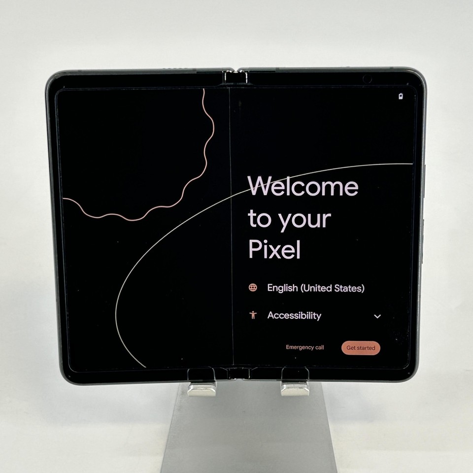Google Pixel Fold Obsidian 512GB Unlocked - Good Condition w/ LCD Bleed ...
