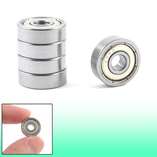 5mm x 16mm x 5mm 625Z Gray Skateboard Groove Radial Ball Bearings 5 Pcs ...