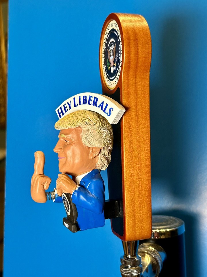 President Donald J Trump Hey Liberals Republican Kegerator Beer Tap Keg ...