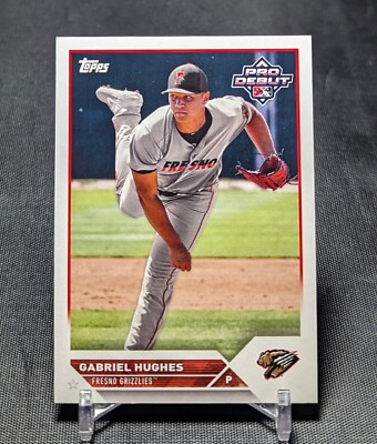 Gabriel Hughes Prospect Rookie 2023 Topps Pro Debut Card #PD-66 ...