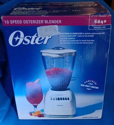 Oster 6640 10-Speed Osterizer Blender, White 34264042421 | eBay