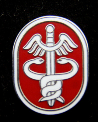 HEALTH SERVICE COMMAND HAT PIN US ARMY DOCTOR NURSE MEDIC CROSS MEDICAL ...