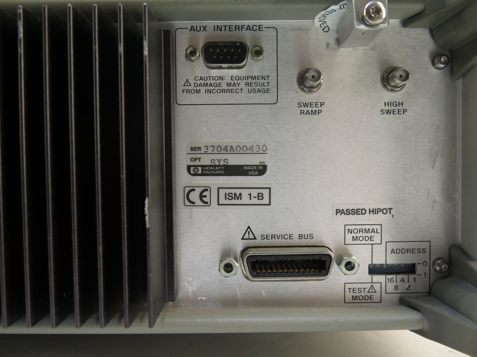 HP 8546A EMI Receiver + HP 85460A RF Filter Section Opt: SYS | eBay