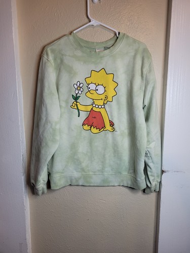 The Simpsons Lisa Sweatshirt Sweater Top Fox Character Cartoon Size ...
