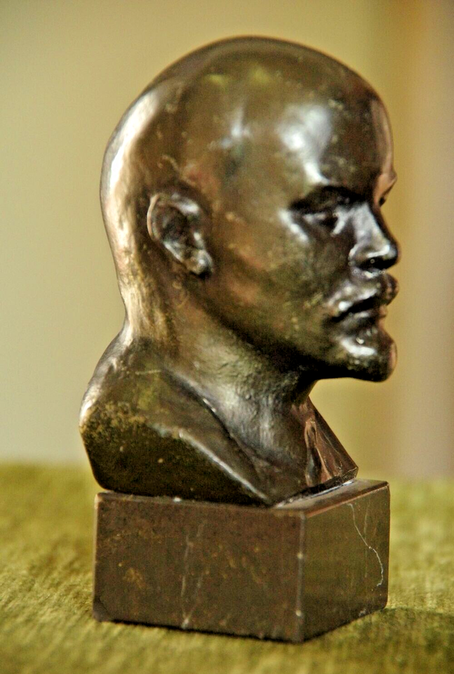 Vintage Soviet Beautiful Bust Figurine Lenin Leader Communism USSR ...