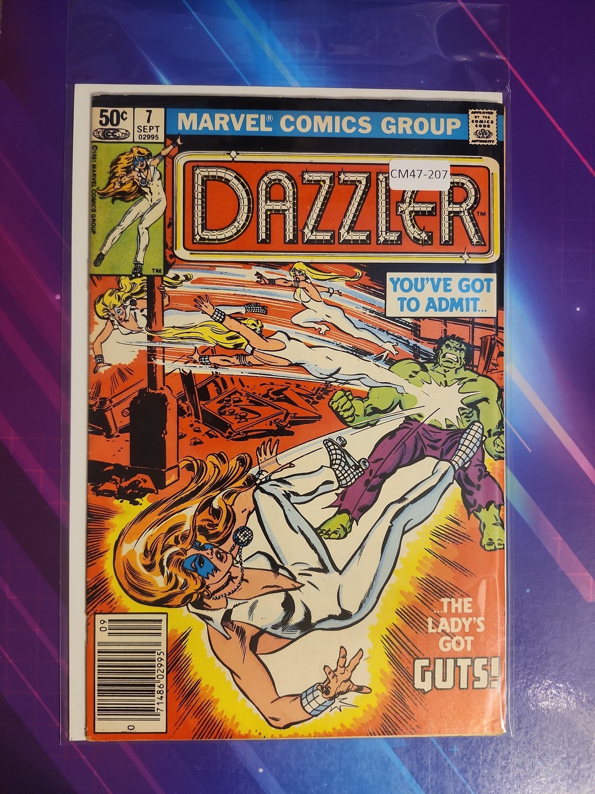 DAZZLER #7 8.0 1ST APP NEWSSTAND MARVEL COMIC BOOK CM47-207 | eBay