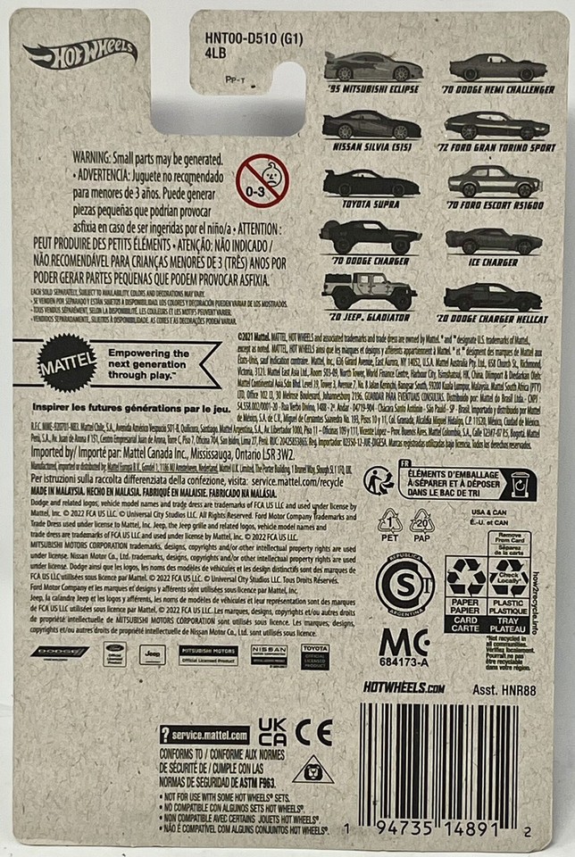 Hot Wheels Fast & Furious Series 1 ‘20 Dodge Charger Hellcat (FastX) | eBay