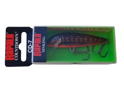 SUPER RARE RAPALA COUNTDOWN CD 7 cm BMD (Black Muddler) color | eBay