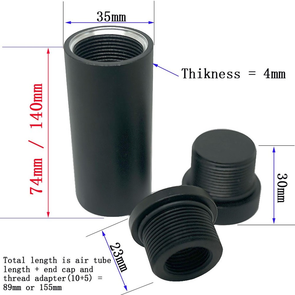 New 12g CO2 /Pump to PCP Conversion KIT HPA for Crosman /Pistol 1377 ...