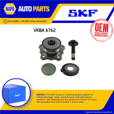 Wheel Bearing Kit Rear VKBA6762 SKF 4G0598611 Genuine Top Quality ...