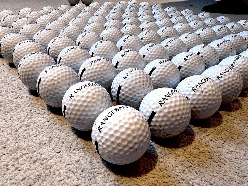 100 Golf Balls - Range Balls For Driving Range A Grade Used And Hand ...