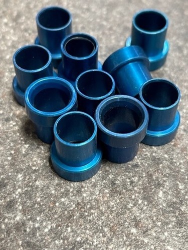 AN819-4D Aluminum Anodized, 2024-T6 Sleeve, Flared Tube Fitting-Lot of ...