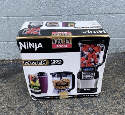 Ninja Auto-iq Boost 1200 Blender & Food Processor ~ New Opened Box ...