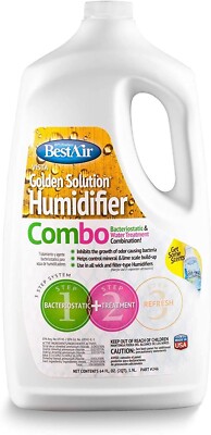 BestAir Golden Solution 246 64 oz Humidifier Combo Water Treatment ...