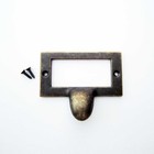 6pcs Heavy Duty Drawer Label Tag Pull Cabinet Frame Handle File Name ...