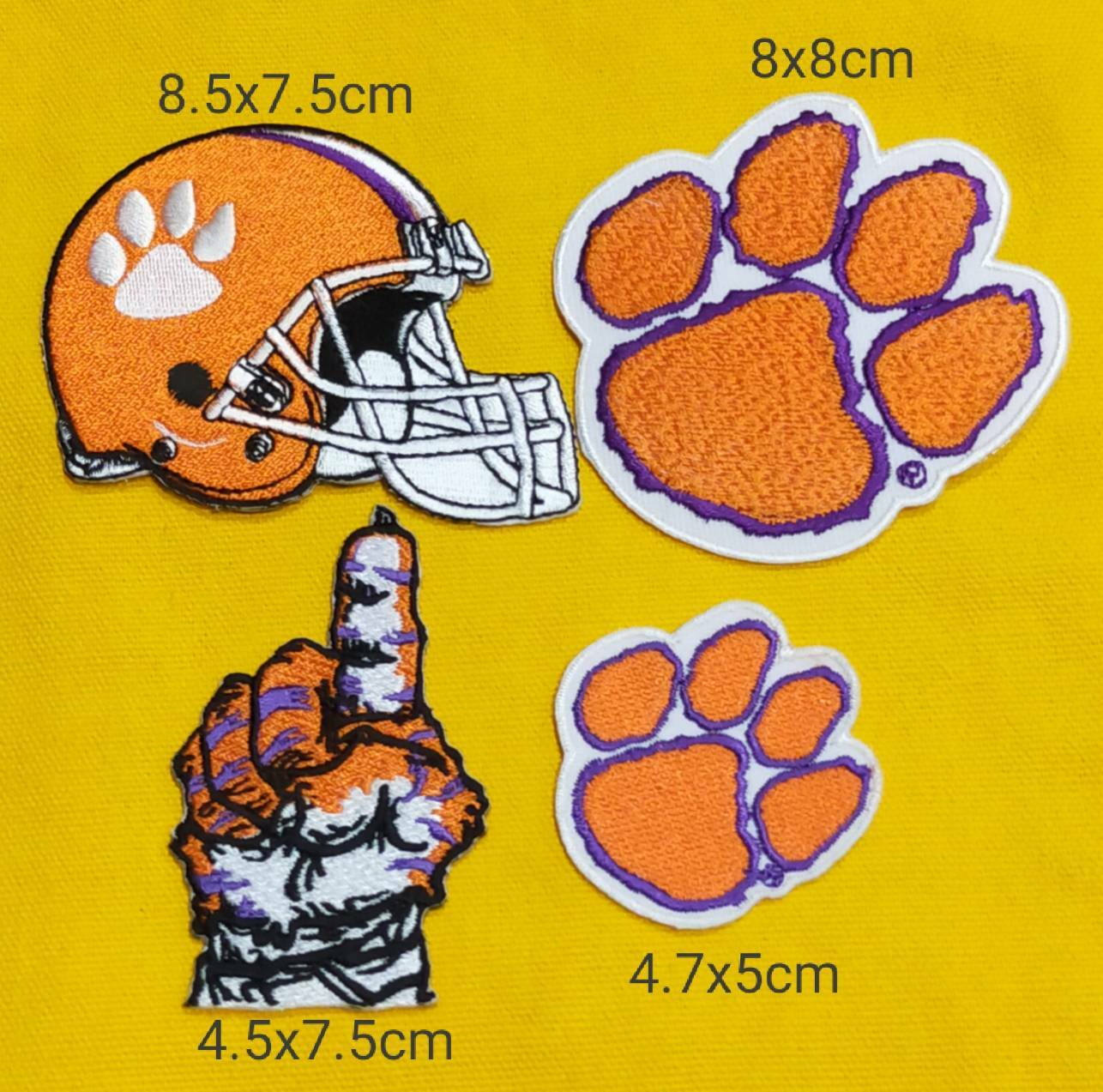 NCAA Clemson Logo Patch sport Embroidery ,Iron ,Sewing on Fabric | eBay