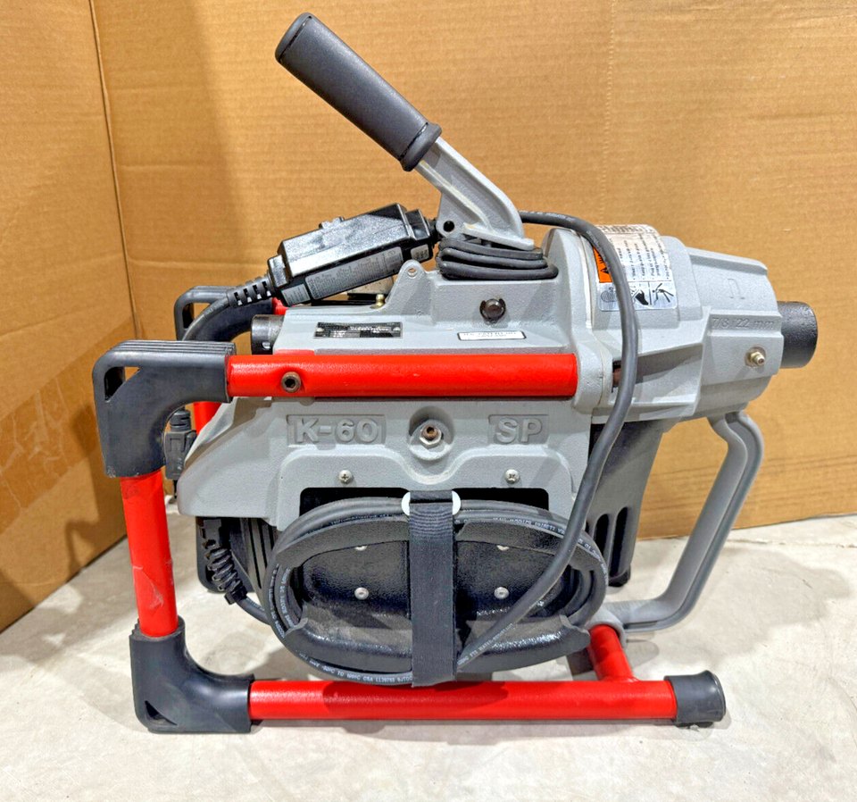 Genuine RIDGID K-60SP Compact Sectional Drain Cleaning Machine 115V ...