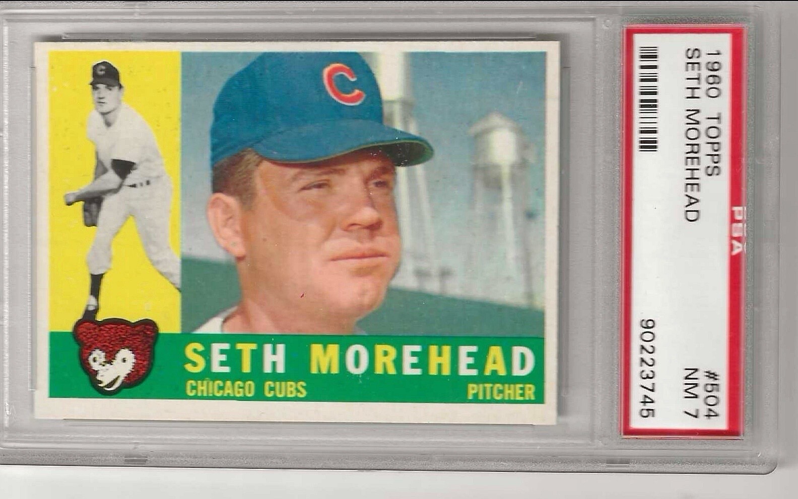 1960 TOPPS BASEBALL # 504 HIGH # SETH MOREHEAD PSA 7 NM | eBay