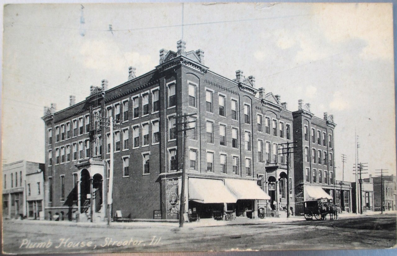 Streator, IL 1908 Rotograph Postcard: Plumb House - Illinois Ill | eBay
