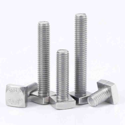 T Slot M4 M5 M6 T Bolt Square head T Slot Track Thin head Stainless ...