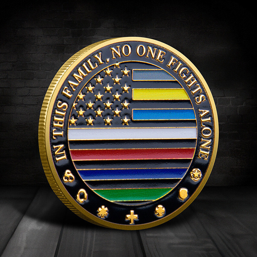 10PC Challenge Coin All Lives Matter Police/ Firefighter/ Dispatcher ...