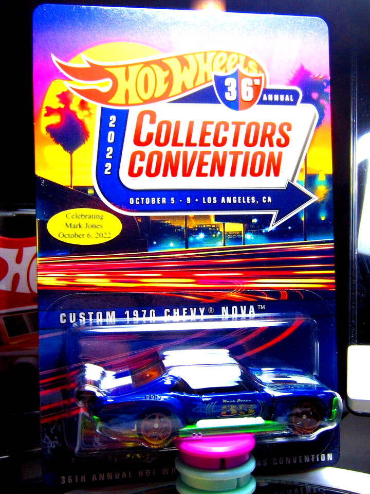 HOTWHEELS..36TH COLLECTORS CONVENTION..'70 CUSTOM NOVA..STICKER.#0769/ ...