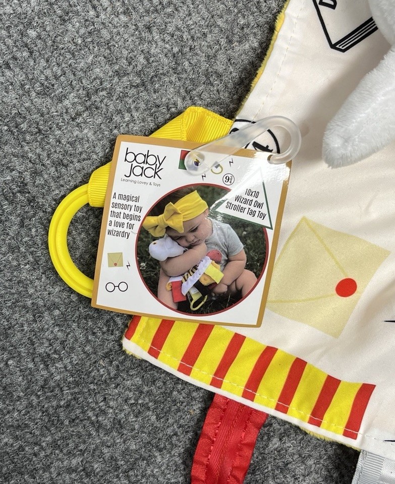 Baby Jack Harry Potter Wizard Hedwig Owl Lovey Security Blanket | eBay