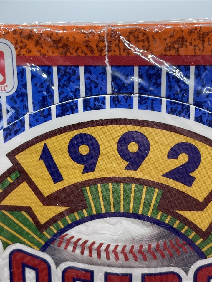 1992 UPPER DECK BASEBALL CARD WAX BOX FACTORY SEALED 36 PACKS BENCH ...