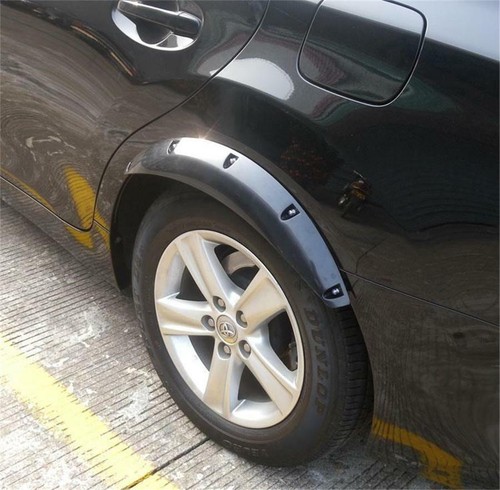 2PCS Car Truck Fender Flares Wheel Arch Molding Trim Spoiler Carbon ...