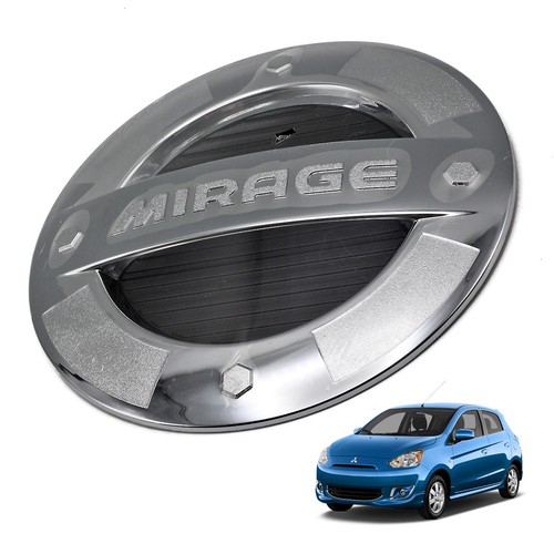 Chrome Black Fuel Cap Tank Cover For Mitsubishi Mirage Space Star 2012 ...
