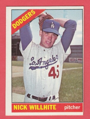1966 Topps # 171 Nick Willhite -- Dodgers -- Box 118-556 | eBay