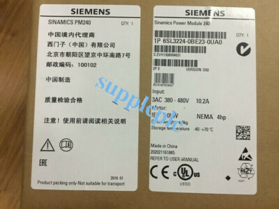 NEW IN BOX SIEMENS Inverter 6SL3224-0BE23-0UA0 380V 3KW | eBay