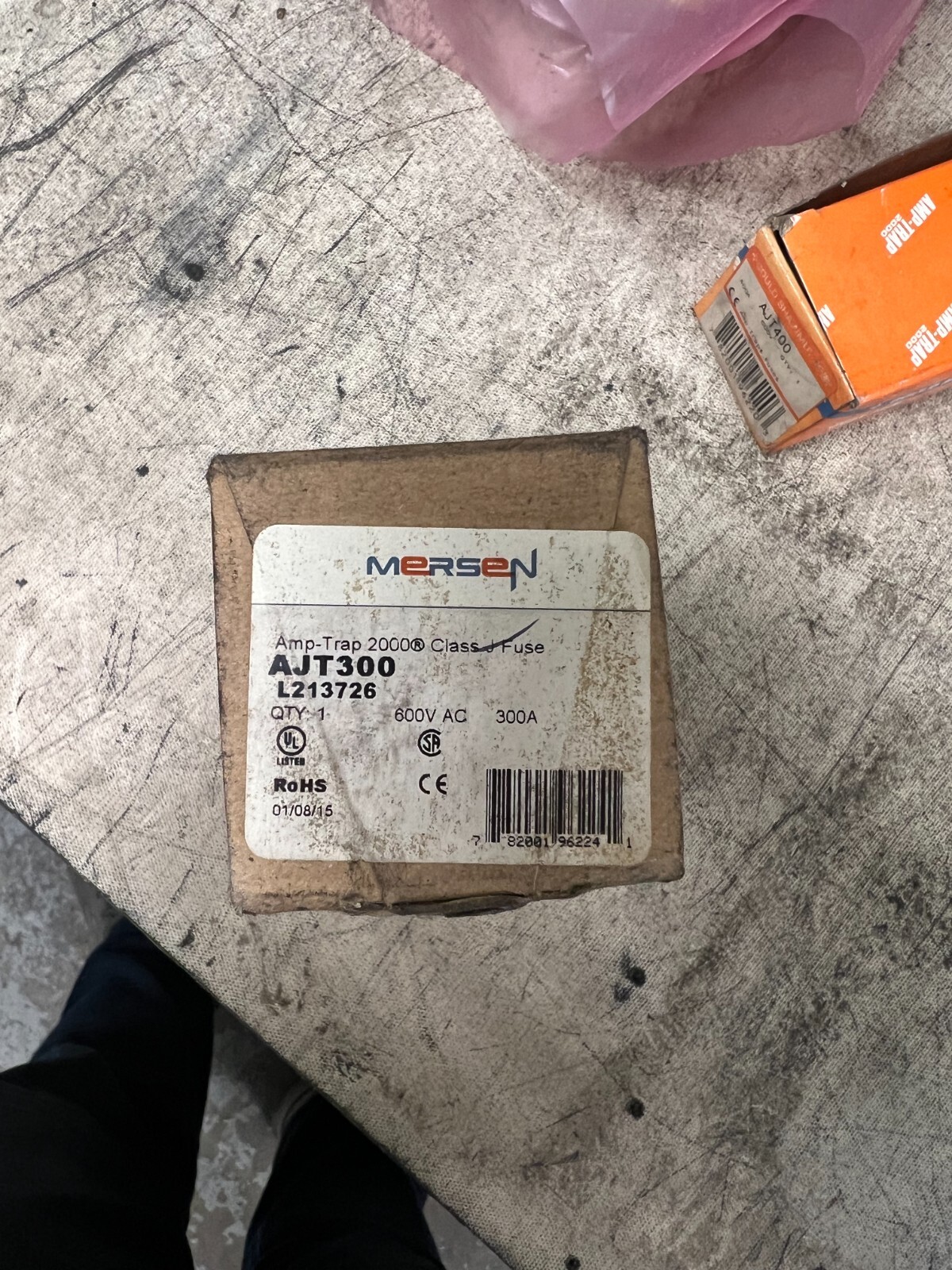 Ferraz Shawmut AJT300 300A 600VAC 500VDC Dual Element Time Delay Fuse ...