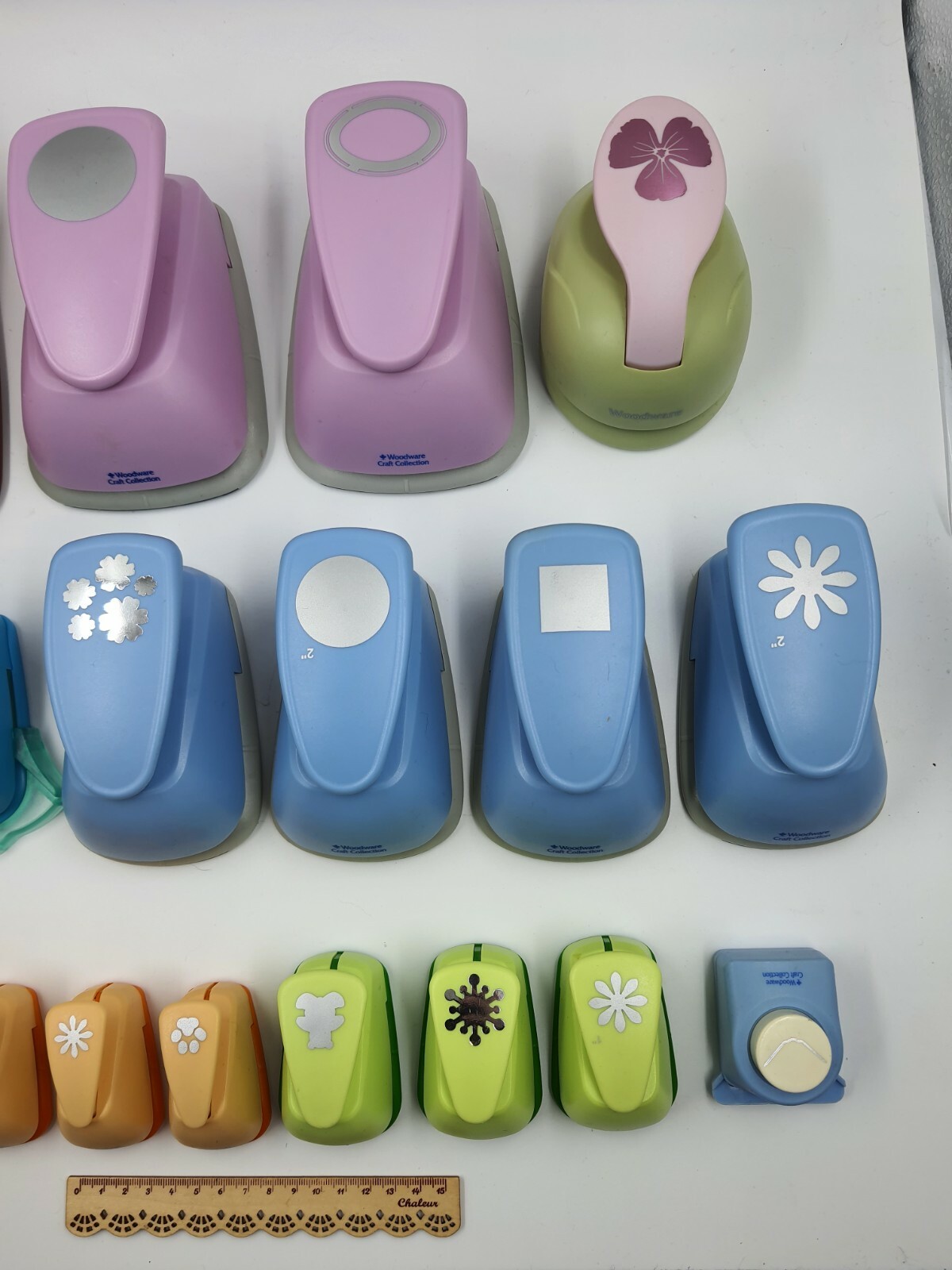 Woodware Paper Punch Craft Punches Scrapbooking Card Making Paper XL ...