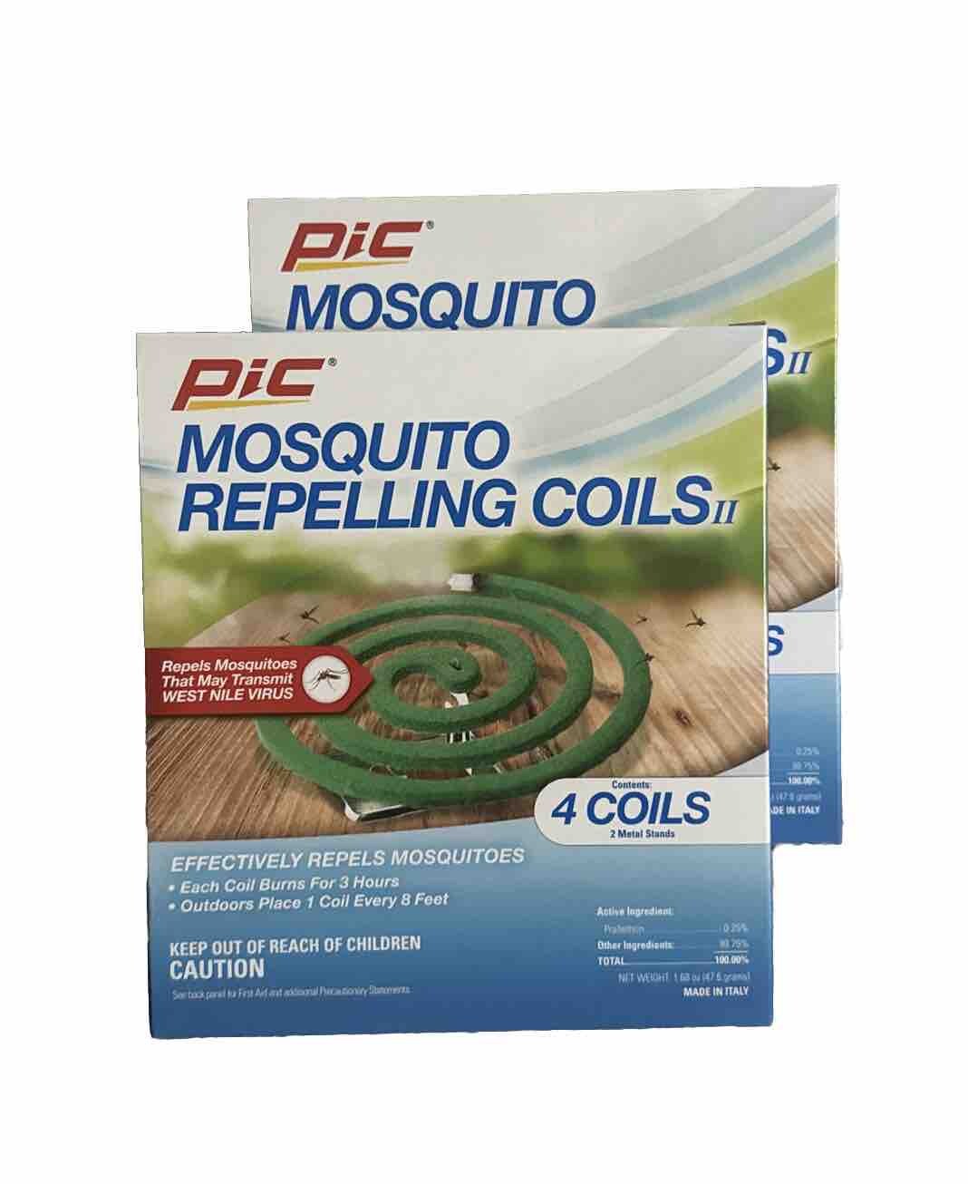 PIC Citronella Mosqu Repelling Coils 2 Packs 8 Coils | eBay
