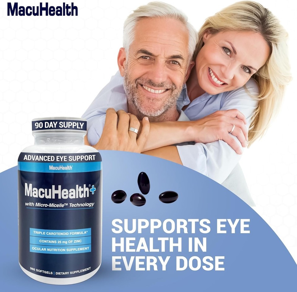 MacuHealth Plus+ DIRECT Eye Vitamin Macular Degeneration Health ...
