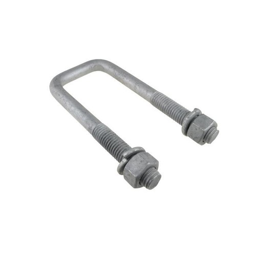 Qty 1 Square M12 U Bolt & Nuts Inside 42mm (W) x 115mm Length (L ...