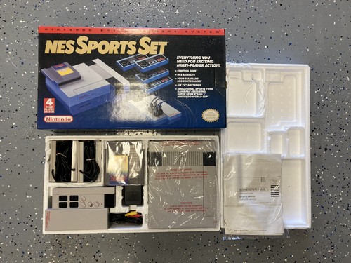 Nintendo Entertainment System NES Sports Set CIB Console Complete Box ...