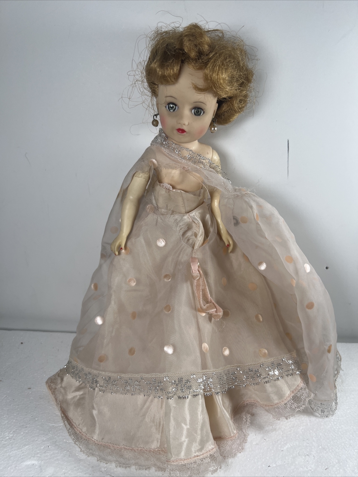 MISS NANCY ANN DOLL 10 1/2” DRESSED IN AN ORIGINAL Nancy Ann style San ...