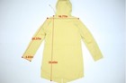 Noize Sibi Medium Raincoat Flax Yellow Full Zip Hooded Rain Jacket ...