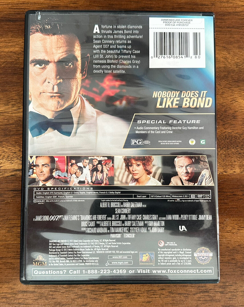 Diamonds Are Forever (DVD, 2007) FREE SHIPPING 27616085412 | eBay