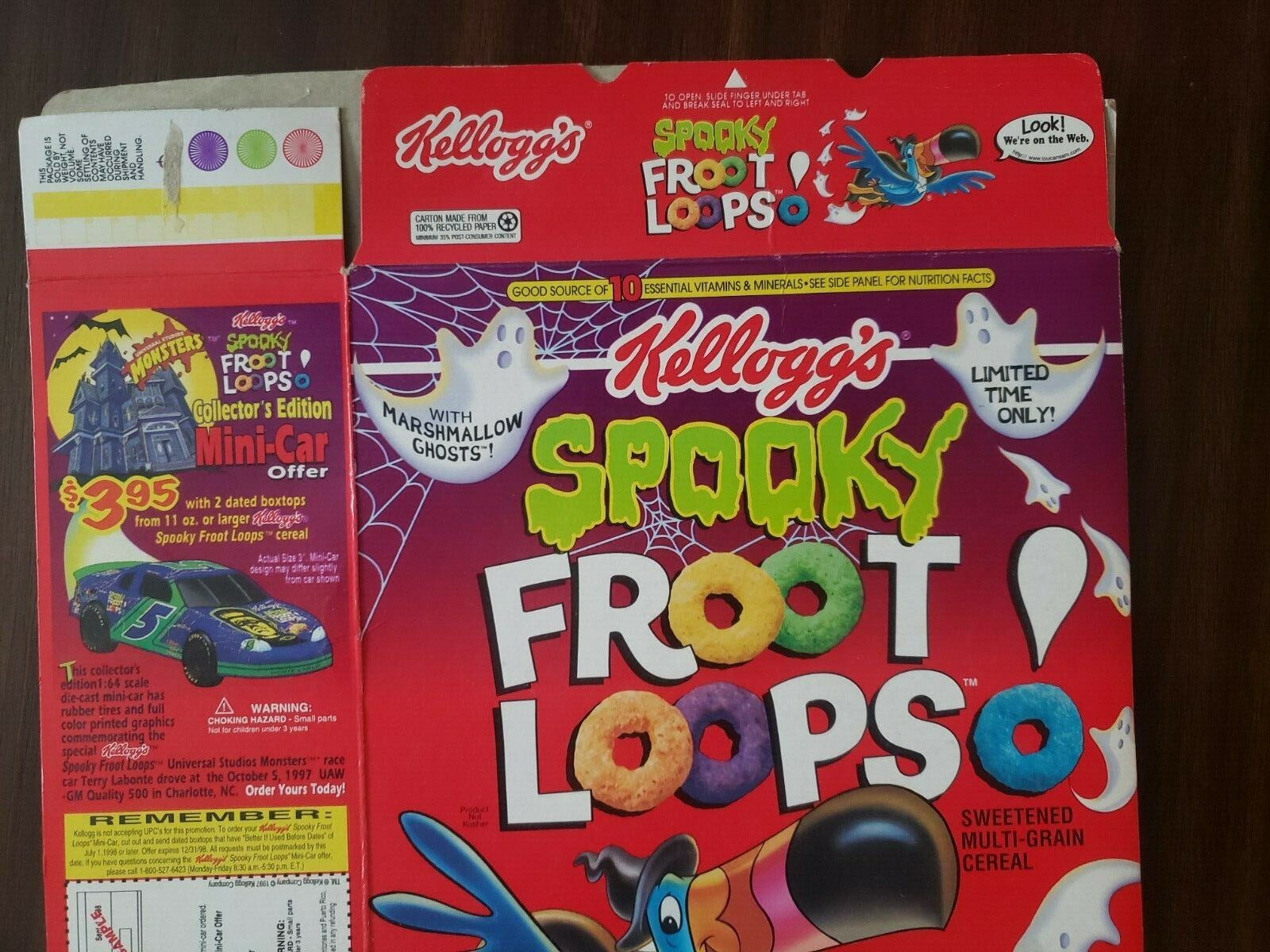 Vintage 1997 Kellogg's Spooky Froot Loops | Grelly USA