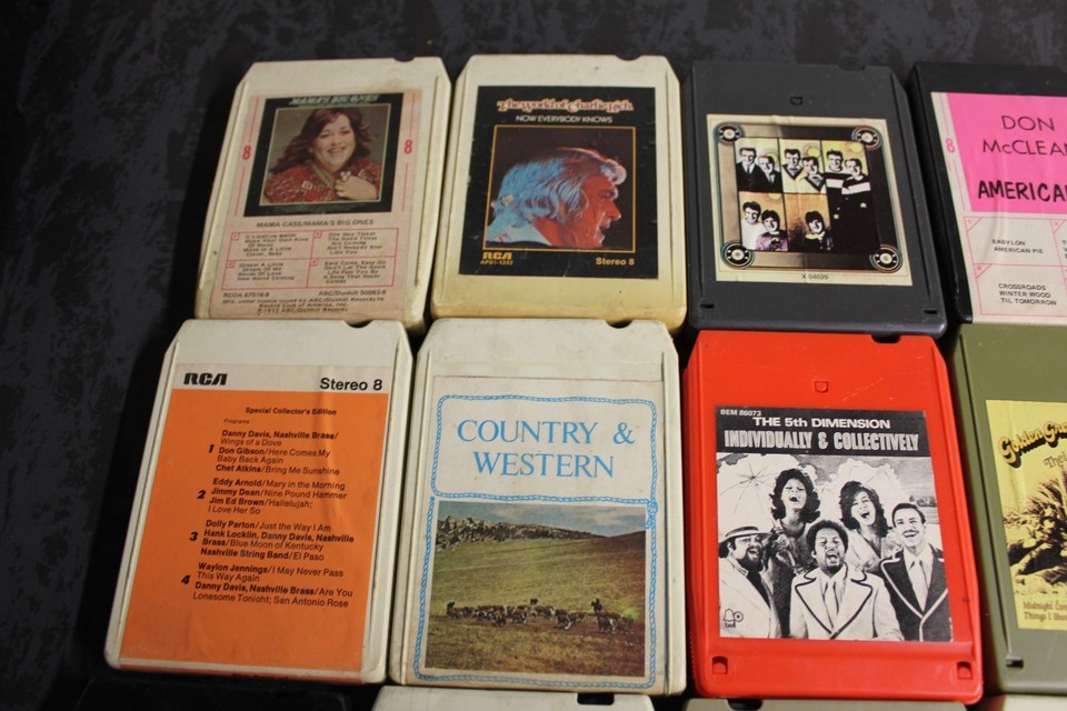 24 Vintage 8 track tapes lot UNTESTED SOLD AS IS | eBay