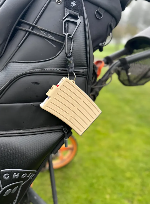 Automatic Golf Tee Dispenser with Bag Clip, Magazine Style Tee Holder ...