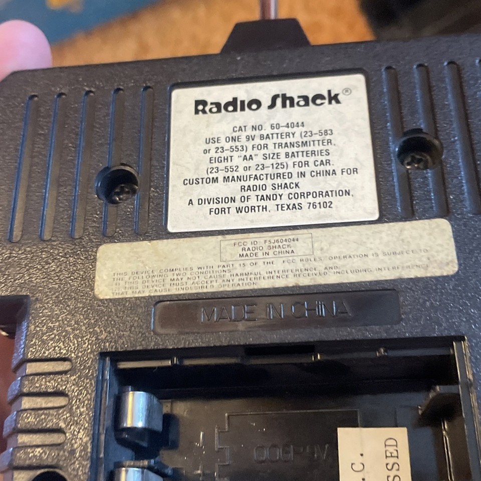 Vintage Radio Shack JUMBO VAN Remote Control Buggy 1980’s RC Car READ ...