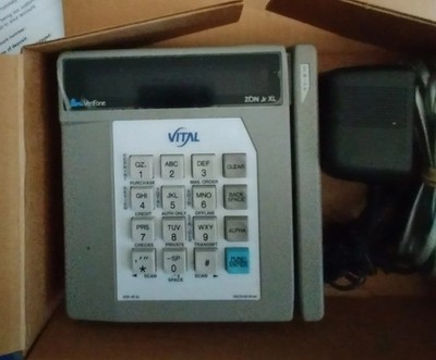 NEW NIB VeriFone Model ZON Jr. XL POS Credit Card Reader w/Power Supply ...